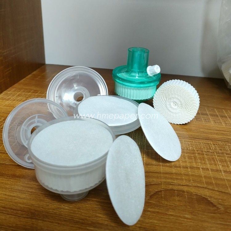 Heat Moisture Exchanger Electrostatic Filter Paper , CPAP Filter Membrane