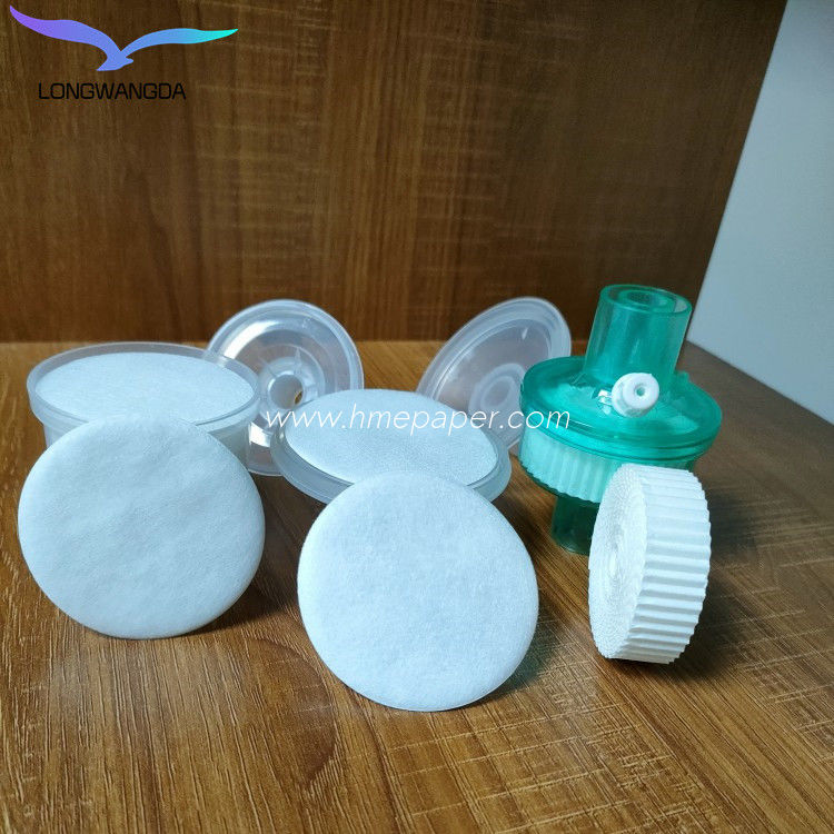 Medical HME Cpap Bacteria Filter , Round Shape Cpap Inline Filter