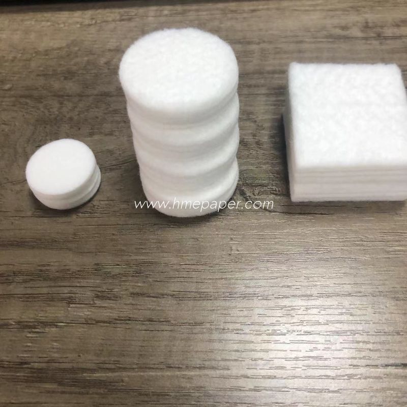 Disposable White Cotton CPAP Filter For Absorbent Pad HIV Tester