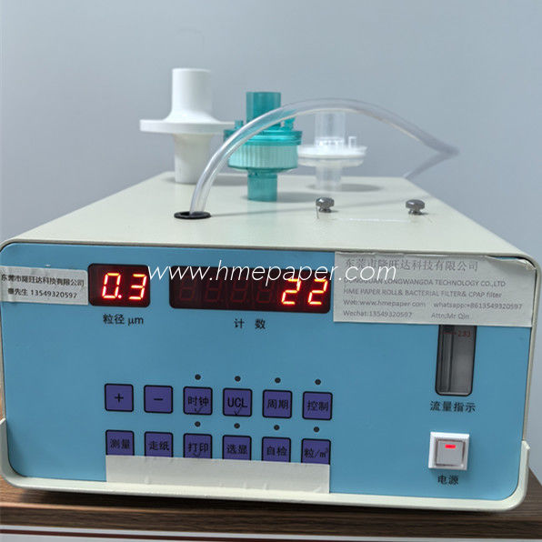 0-99.999% Temperature Range Filtration Efficiency Tester , HME Filter ...