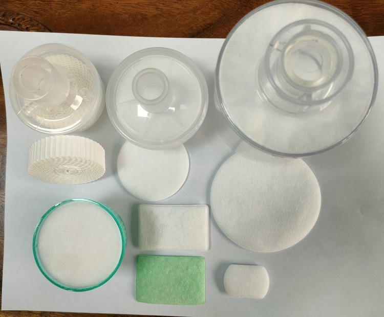 Fine Disposable CPAP Filters , Cotton Material CPAP Bacterial Filters