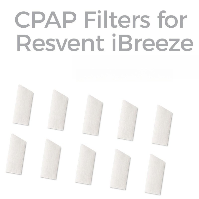Resvent IBreeze White Cpap CPAP Filter / Disposable Breathing filter cotton