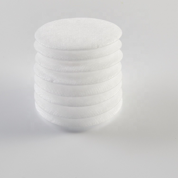 Medical HME Round High Electrostatic Cotton Filter Paper 1mm 5mm VFE≥99.99%